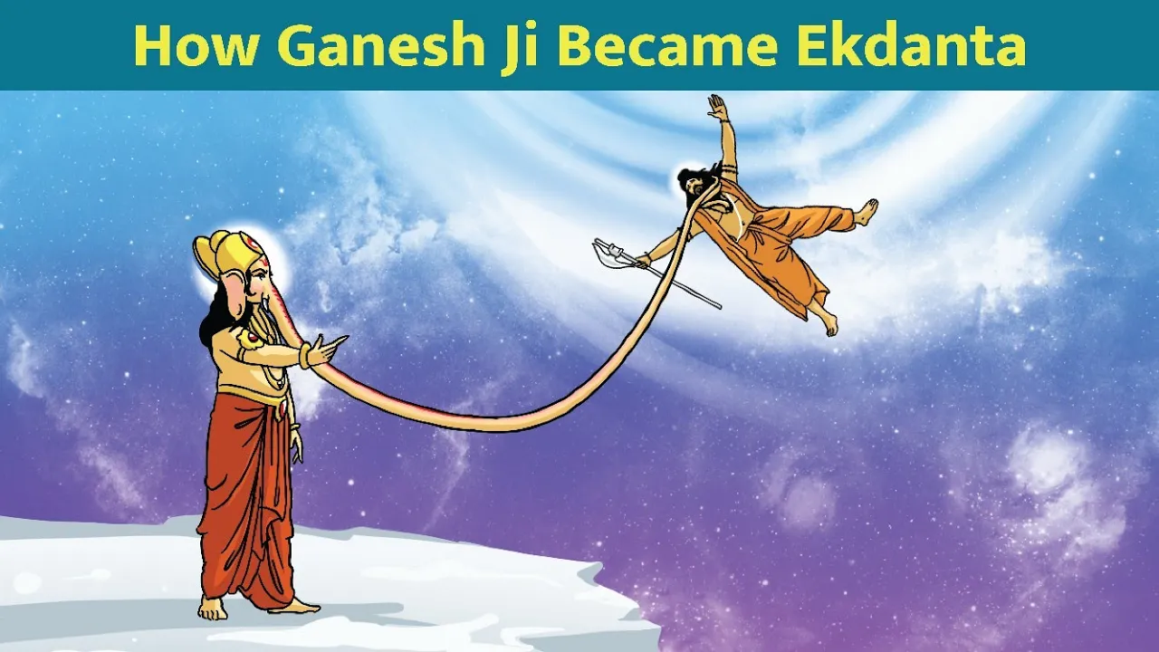 How Ganesh Ji Became Ekdanta? - Gyan Katha